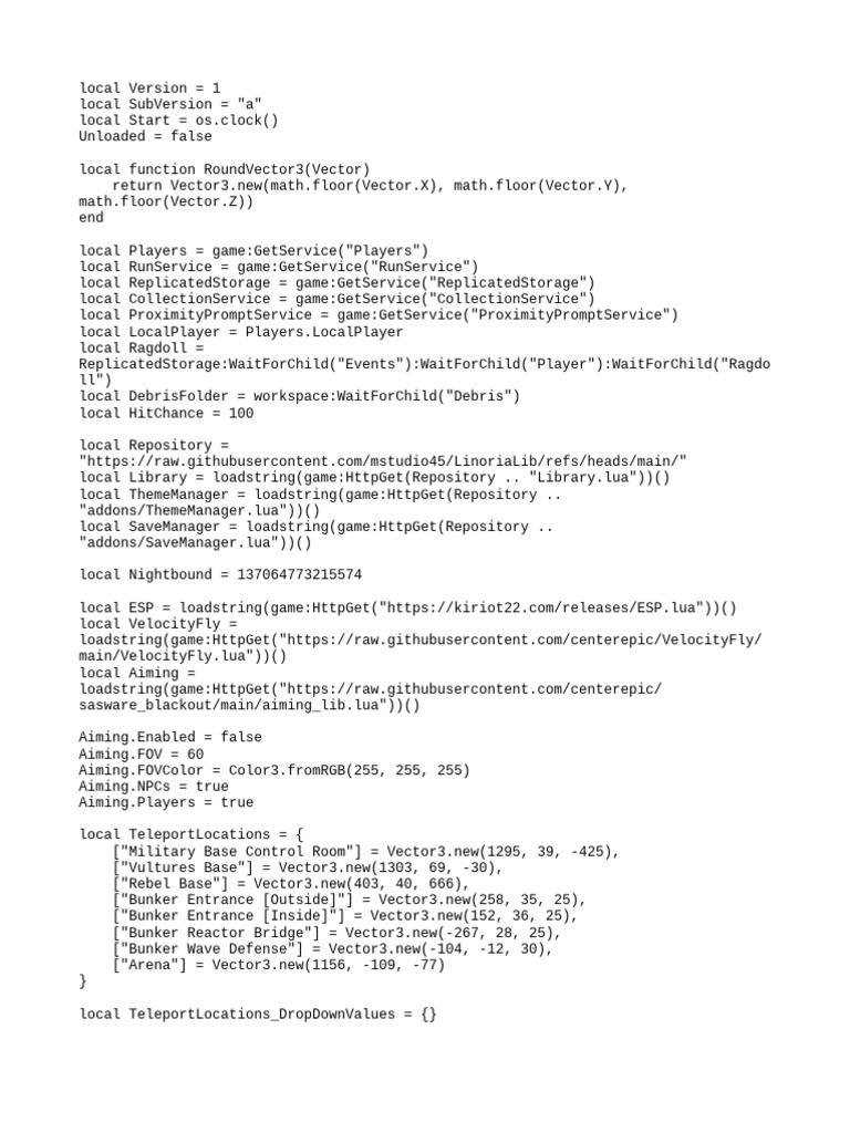 Blackout Revival Free Open Source Sasware Script June 2025 | PDF | Software Engineering ...