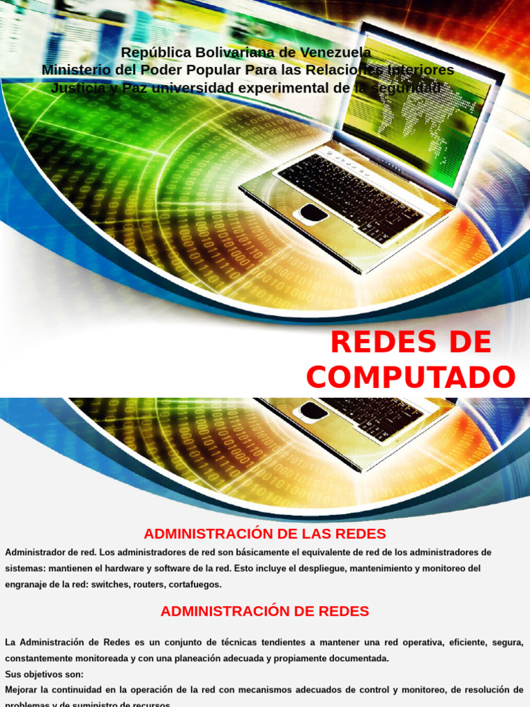 Redes de Computadoras | PDF | Base de datos relacional | Red de computadoras