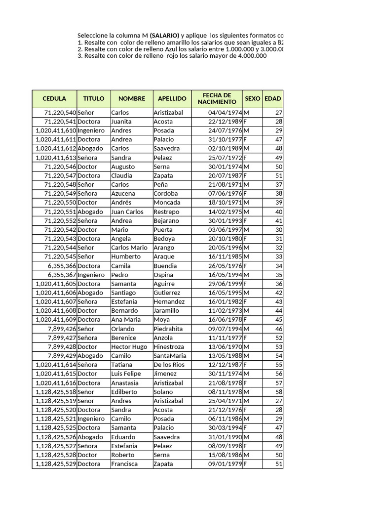 Formato Condicional-1 | PDF