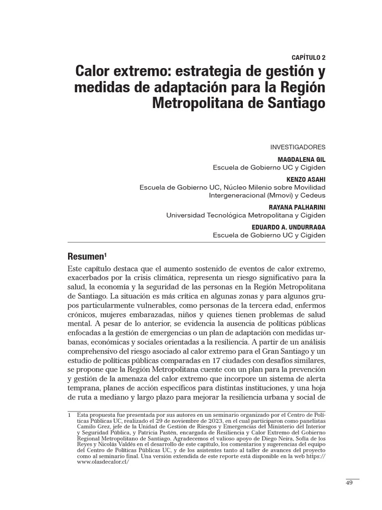 Lectura Calor Extremo. | PDF | Ola de calor | Resiliencia climática
