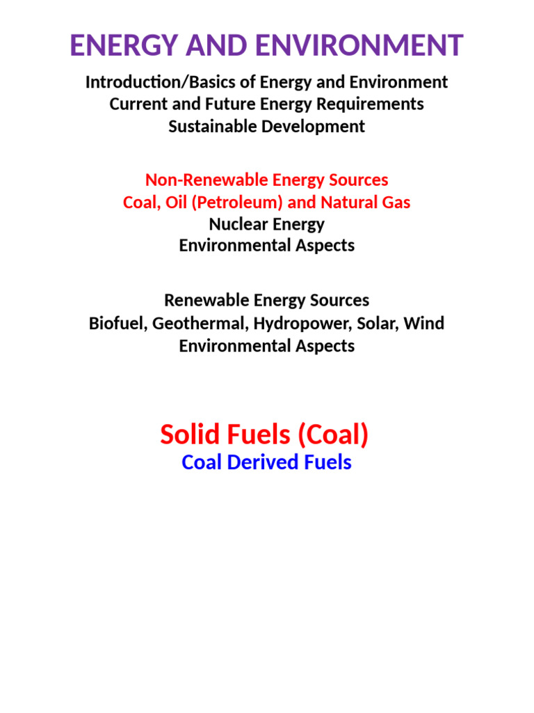 6 Coal Derived Fuels - Carbonisation | PDF | Coke (Fuel) | Coal