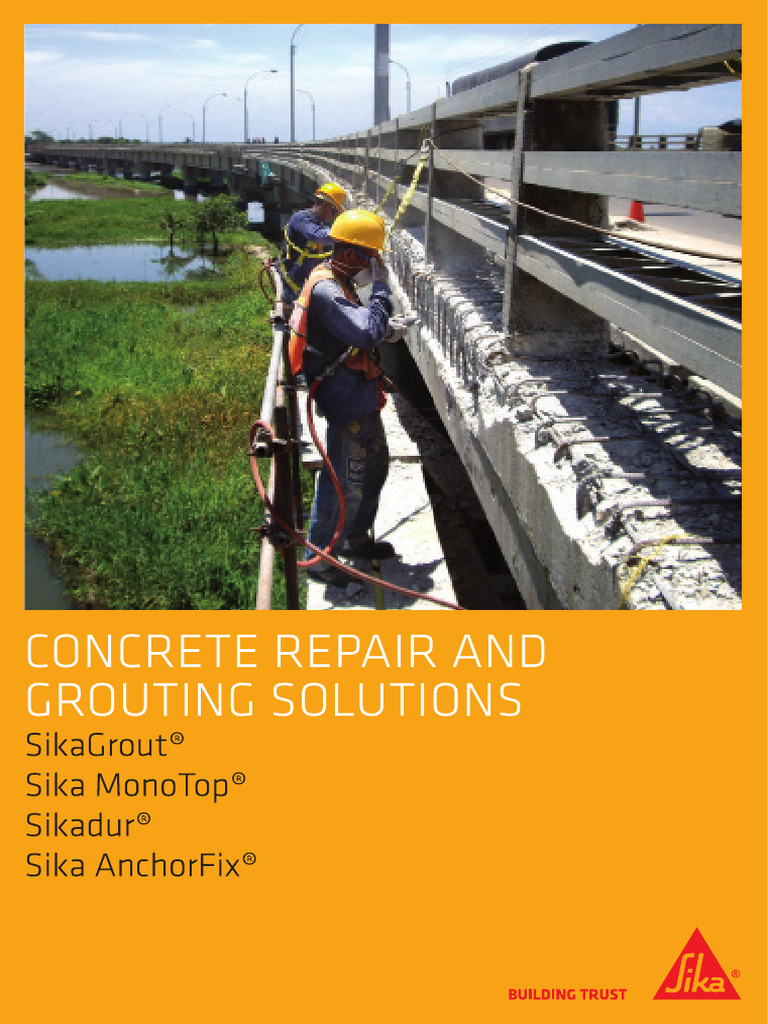 Concrete Repair and Grouting Solutions A4 2020 FIN2 | PDF | Concrete | Epoxy