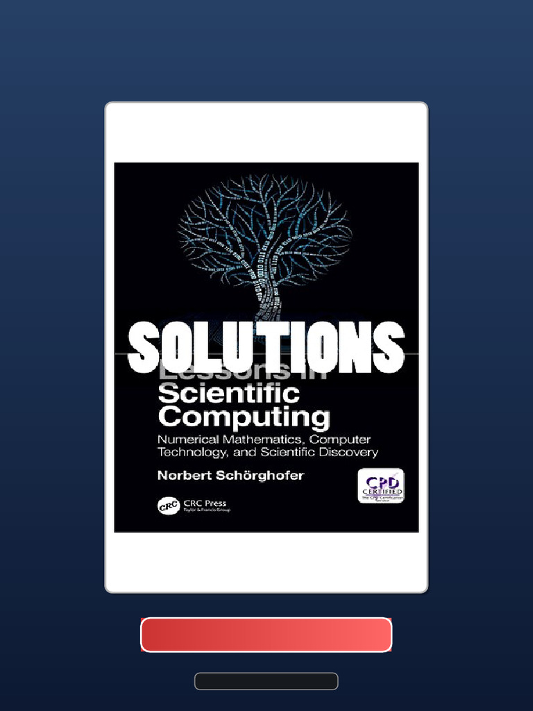 Complete Bundle Solutions Lessons in Scientific Computing 1 Ed ...