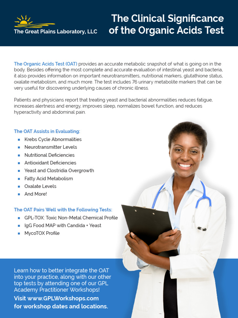 The Clinical Significance of The Organic Acids Test | PDF ...