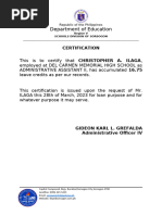 Certification of Availability of Funds | PDF