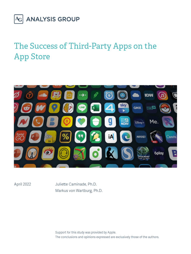 The Success of Third Party Apps On The App Store | PDF | Mobile App | I ...