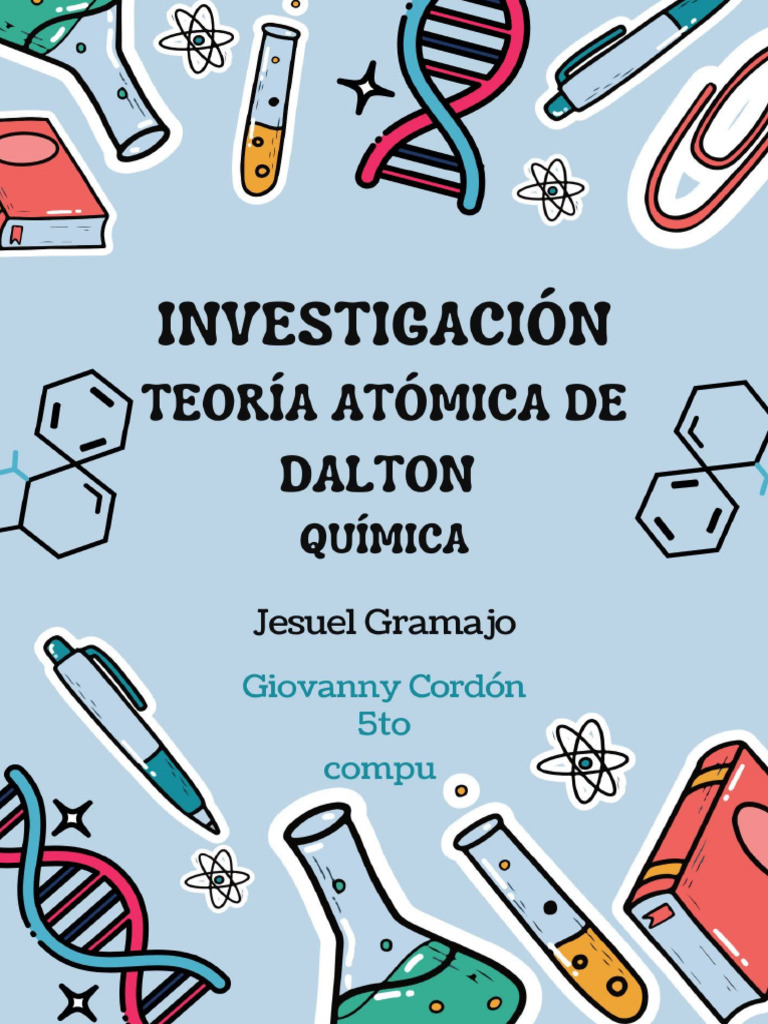 Teoría Atómica de John Dalton | PDF | Enlace químico | Química