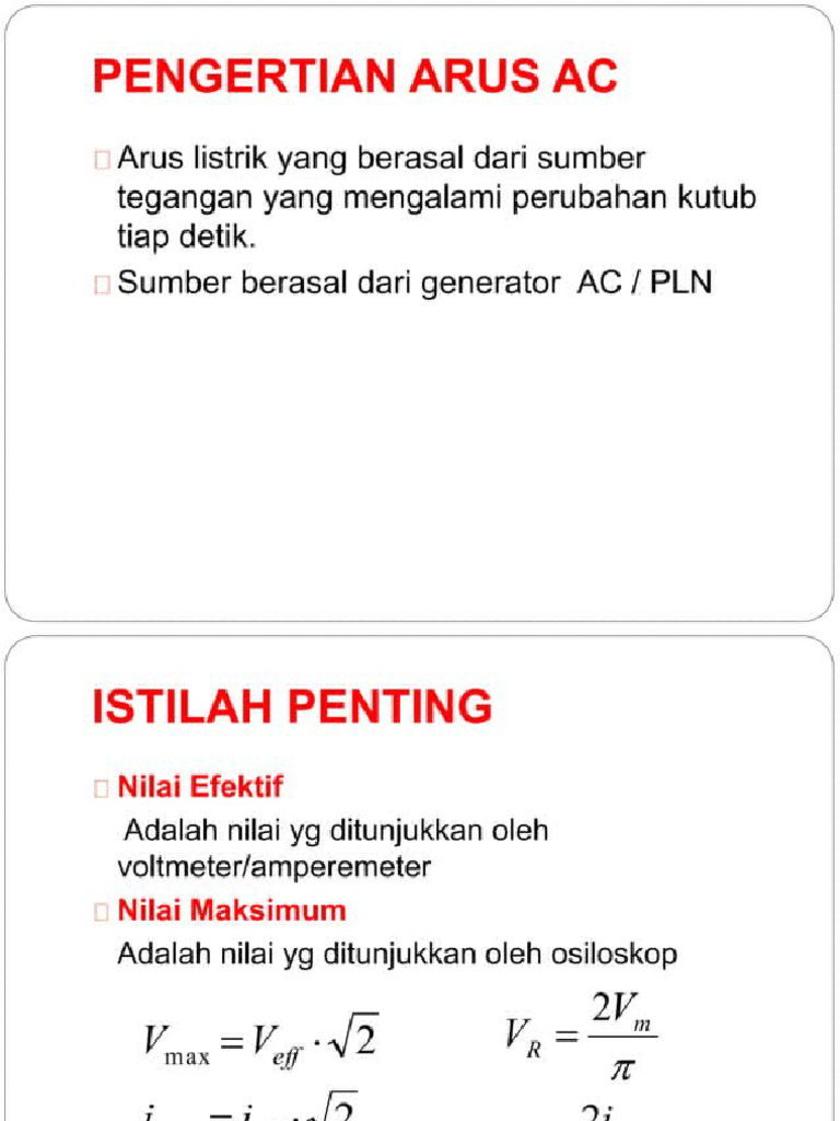 Listrik AC RLC | PDF