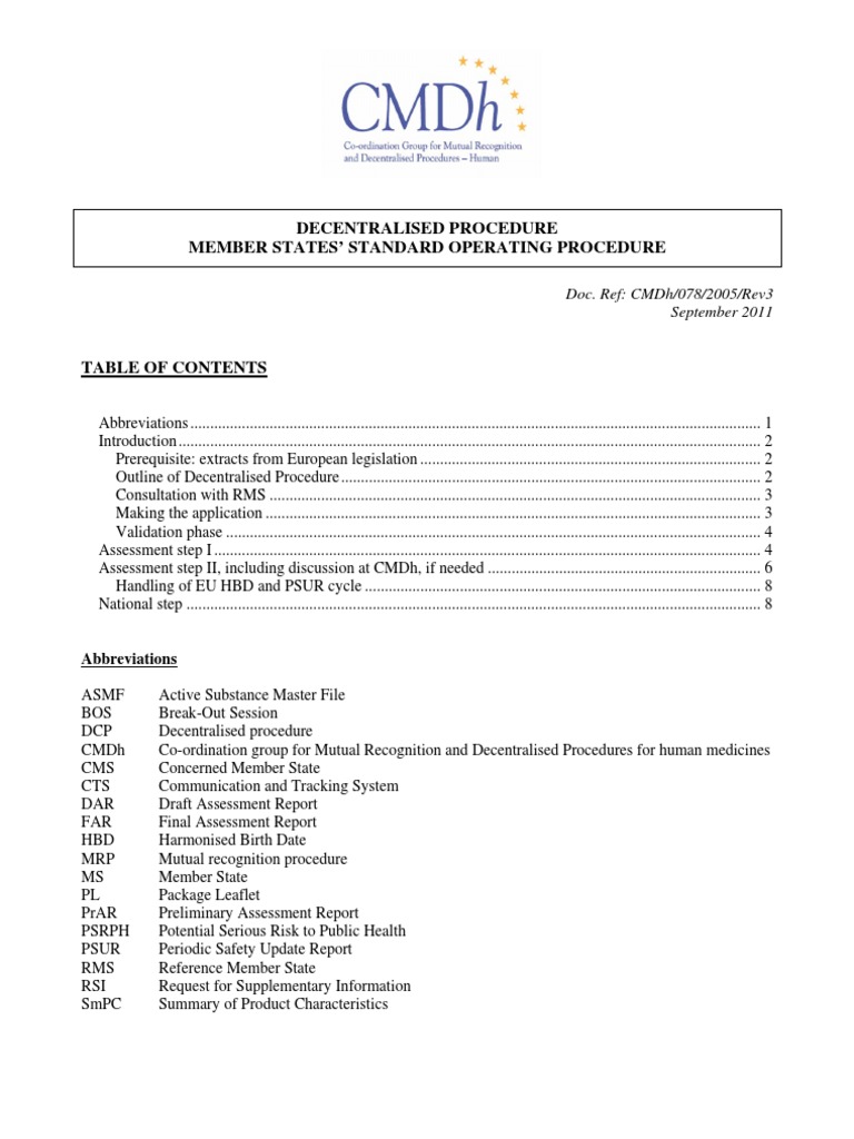SOP DCP Dic 09 | PDF | Consensus Decision Making | Decentralization