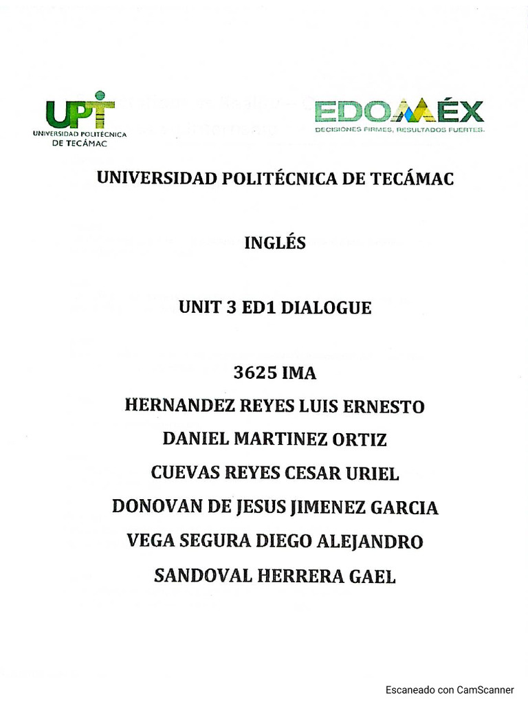 Dialogo U3 Ed1 | PDF