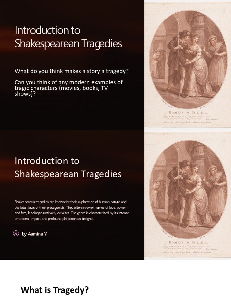 Introduction To Shakespearean Tragedies | PDF | Tragedy | Romeo And Juliet