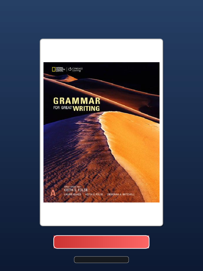 Complete Bundle Testbank GRAMMAR For GREAT WRITING 23rd Edition | PDF