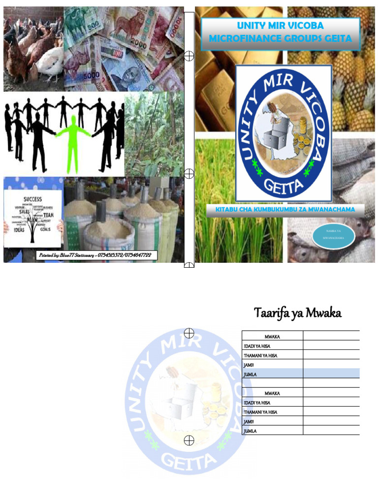 Vicobabook Unity | PDF