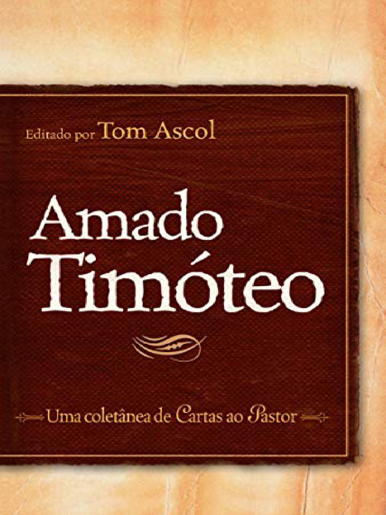 Resumo Amado Timoteo Coletanea Cartas Pastor 5fa5 | PDF
