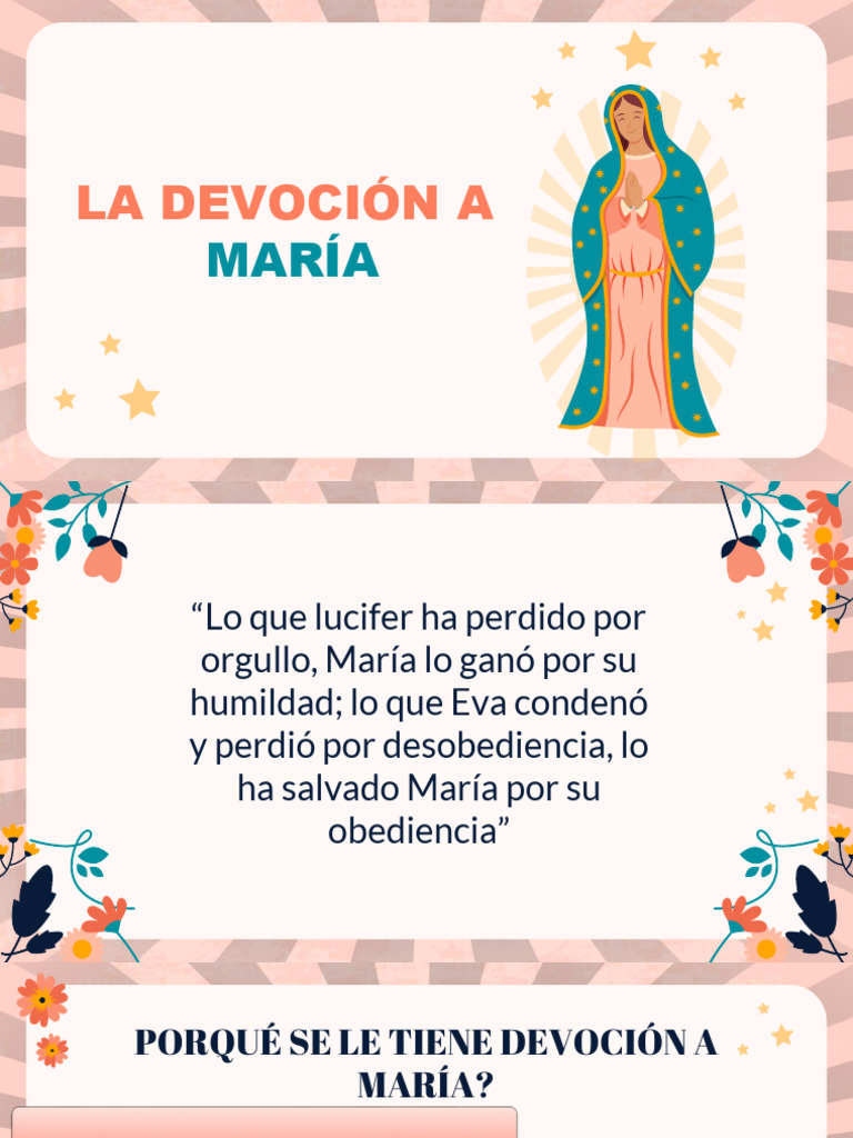 Frases sobre la devoción a María | PDF
