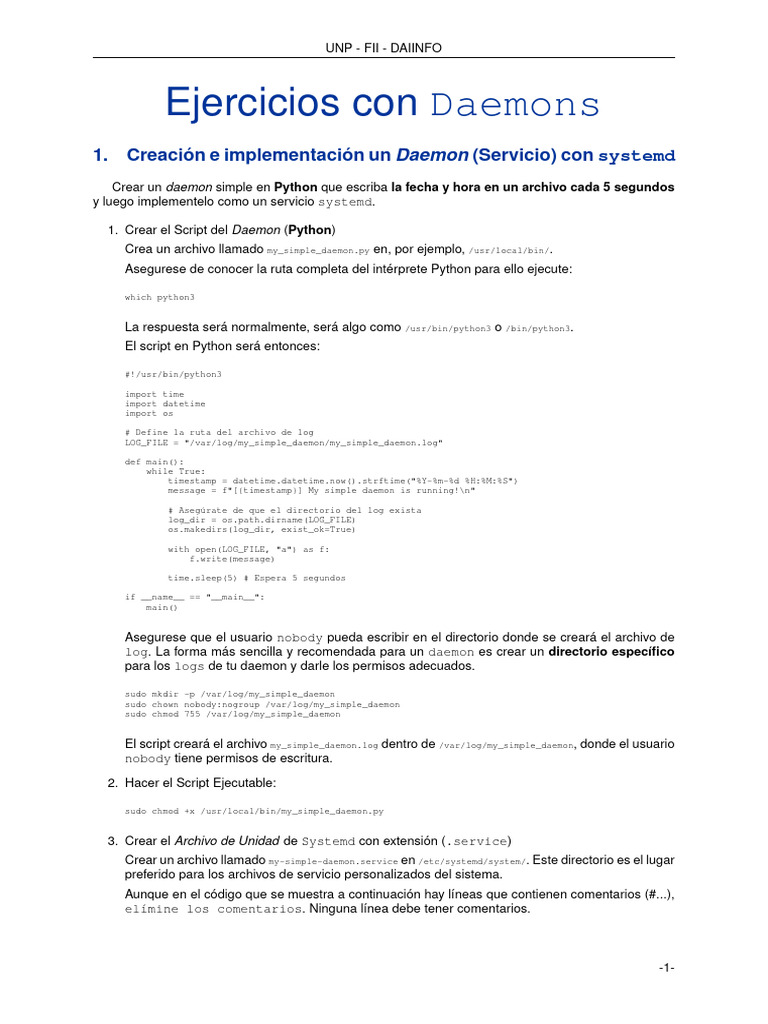 Daemons 2 | PDF | Archivo de computadora | Informática