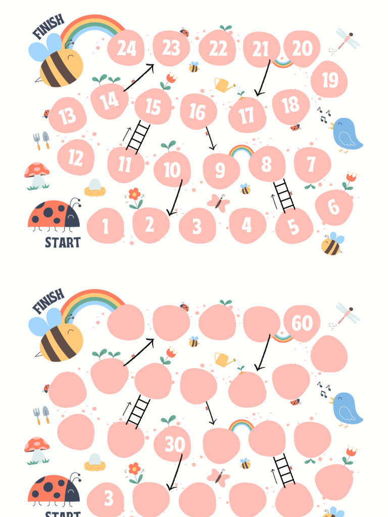 Worksheet Ular Tangga | PDF