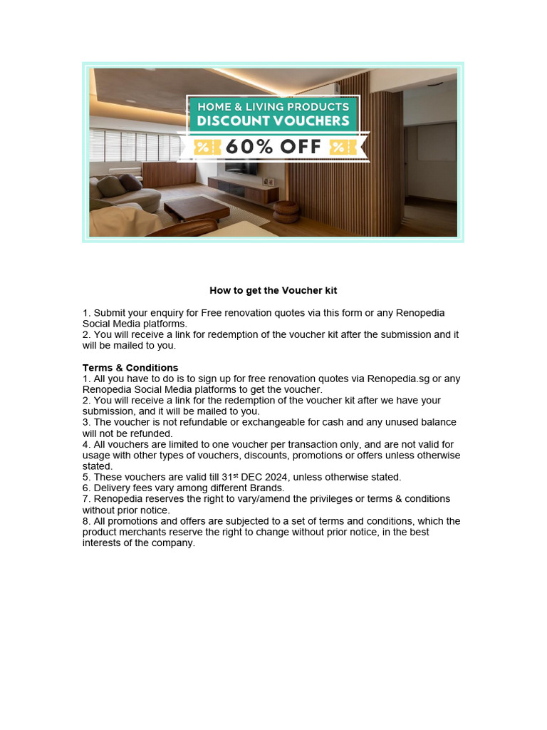 Home Product July Discount Vouchers 2024 | PDF | Voucher