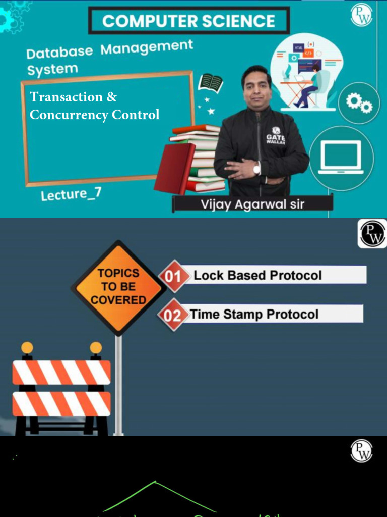 Transaction Concurrency Control 07 Class Notes64e461a6d5822400188cd751 ...