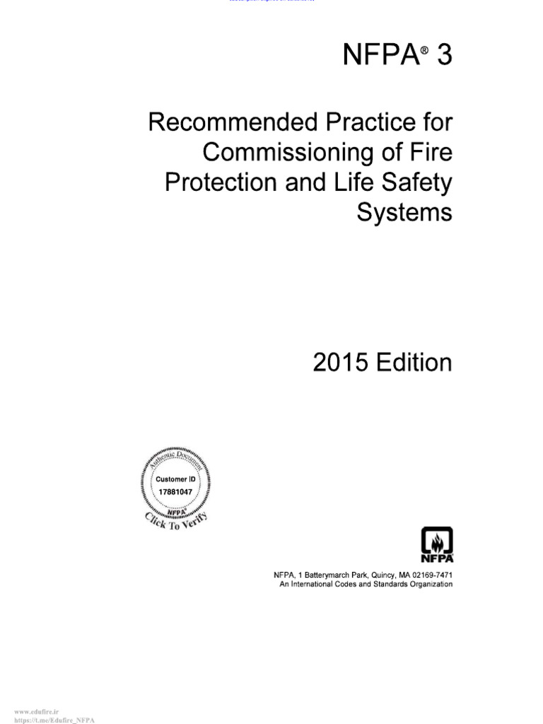 Nfpa3 2015 | PDF