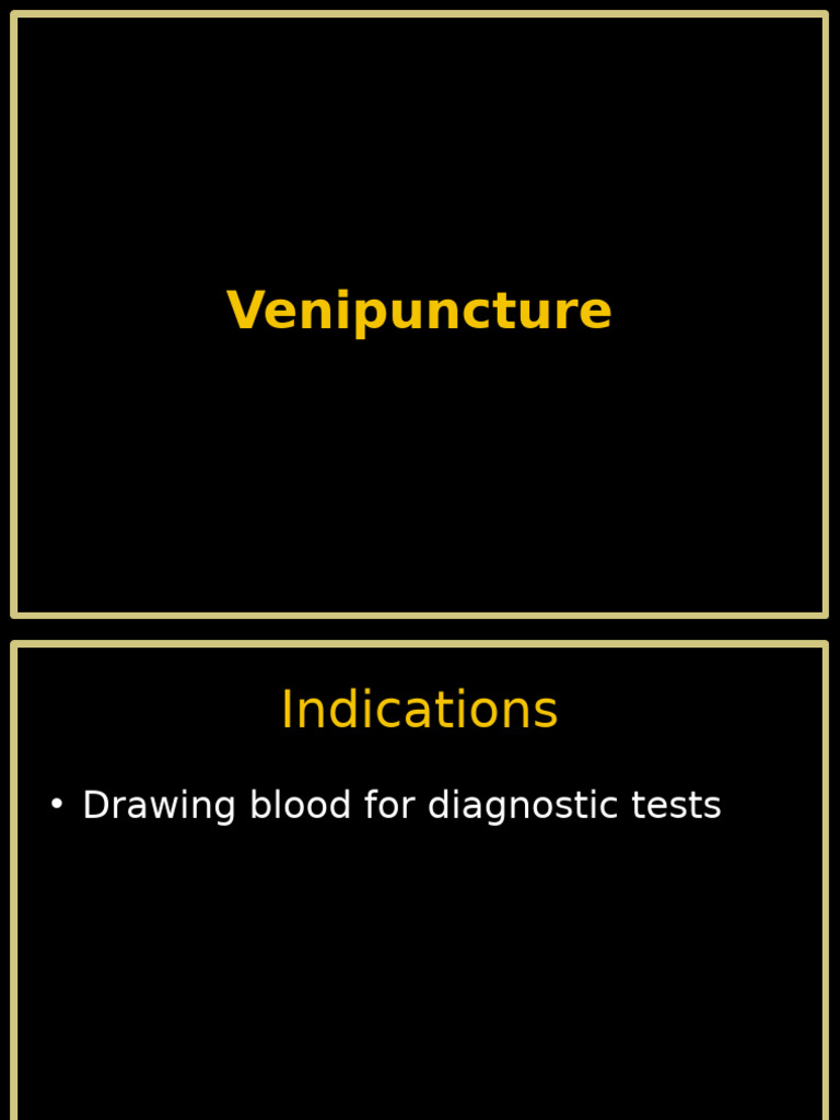 3 - Venipuncture and Peripheral IVs | PDF