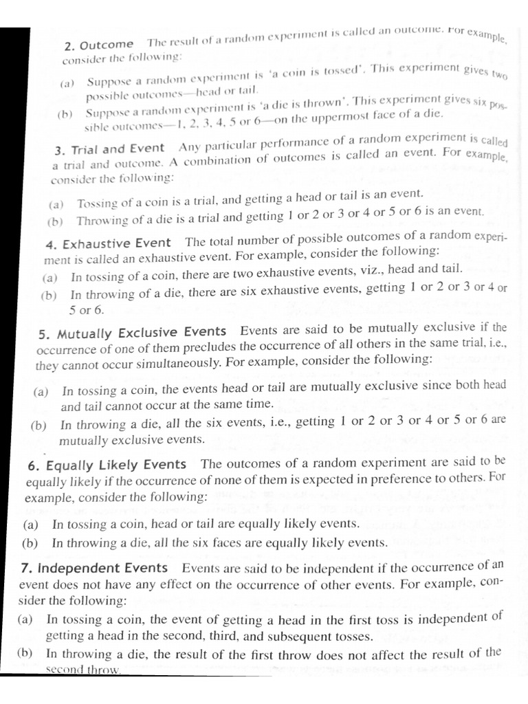 Basic Probability Notes 1 36 | PDF