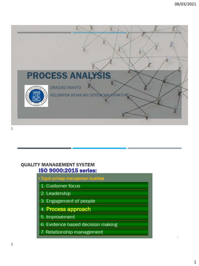 Materi 3b - Mr3202 - Process Analysis 2021 | PDF | Causality