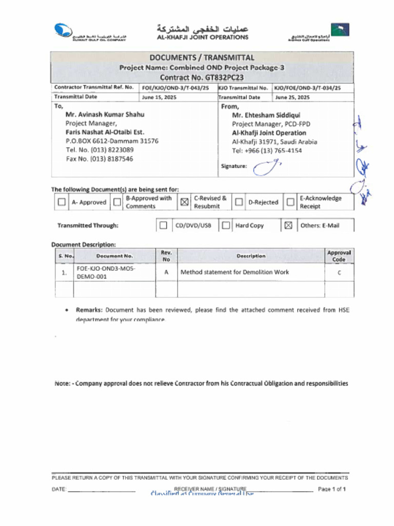 Kjo Foe Ond 3 T 034 25 | PDF
