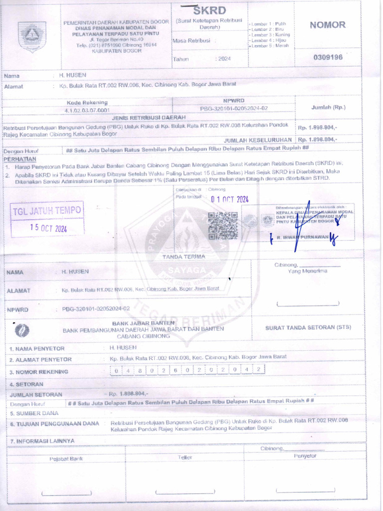 SKRD Bang Ali01 | PDF