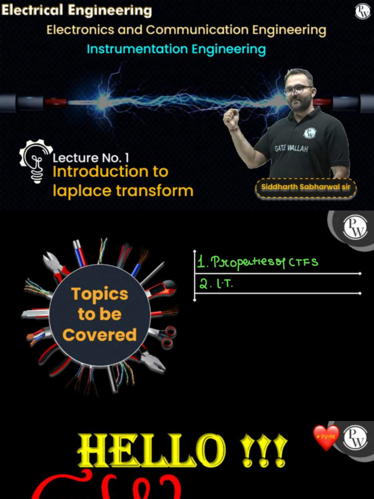 Laplace Transform 01 Class Notes Pdf