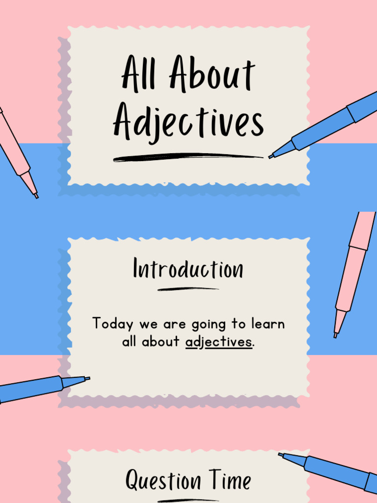 Adjectives Presentation | PDF