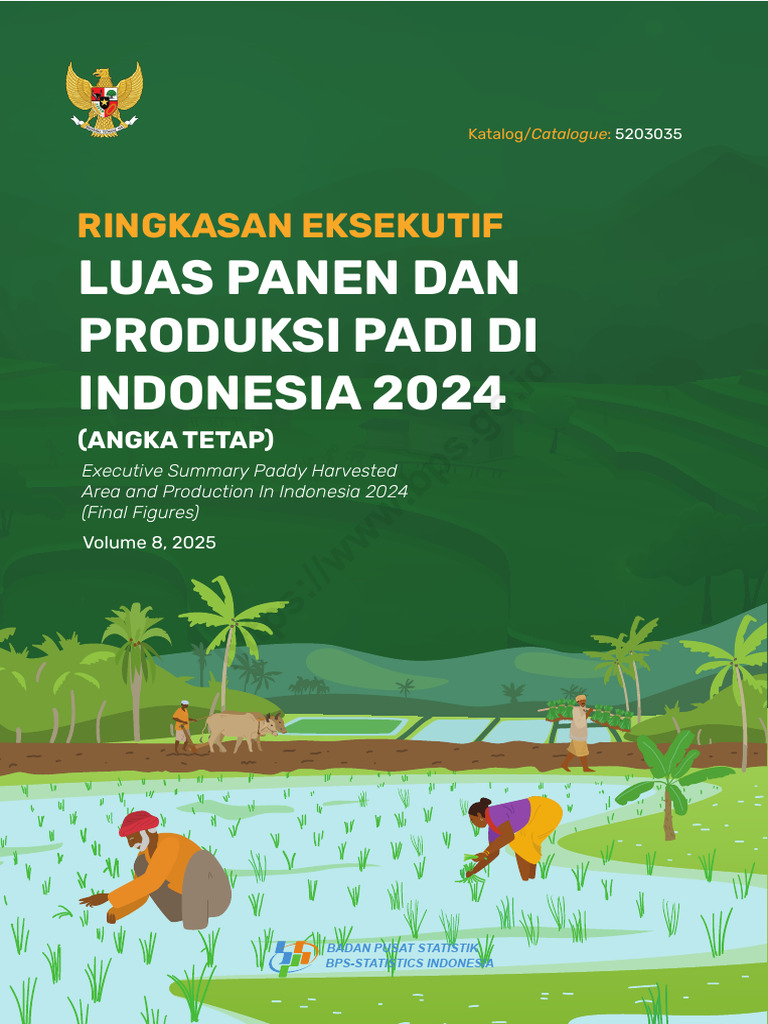 Luas Panen dan Produksi Padi 2024 | PDF