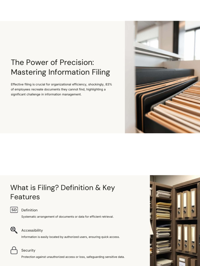 The Power of Precision Mastering Information Filing | PDF | Cloud ...