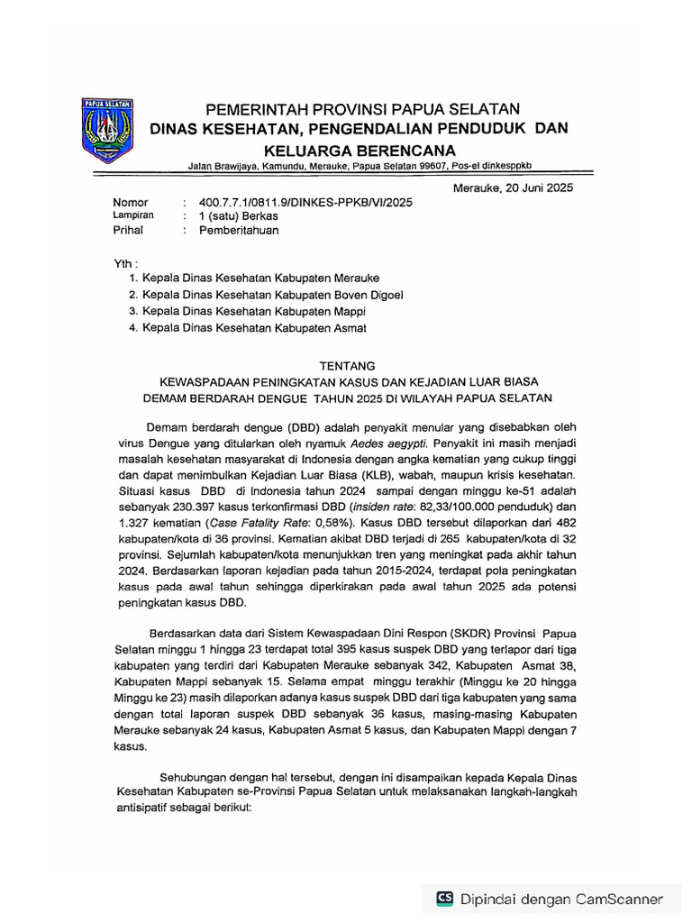 Kewaspadaan DBD 2025 | PDF