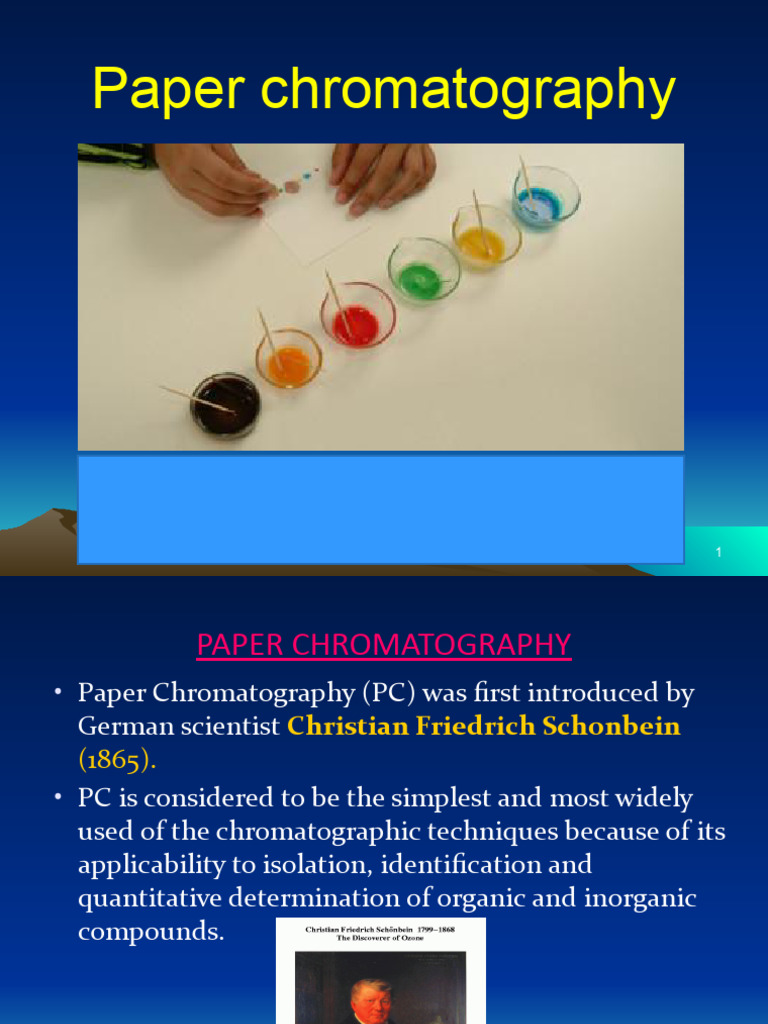 Understanding Paper Chromatography Techniques | PDF | Chromatography ...