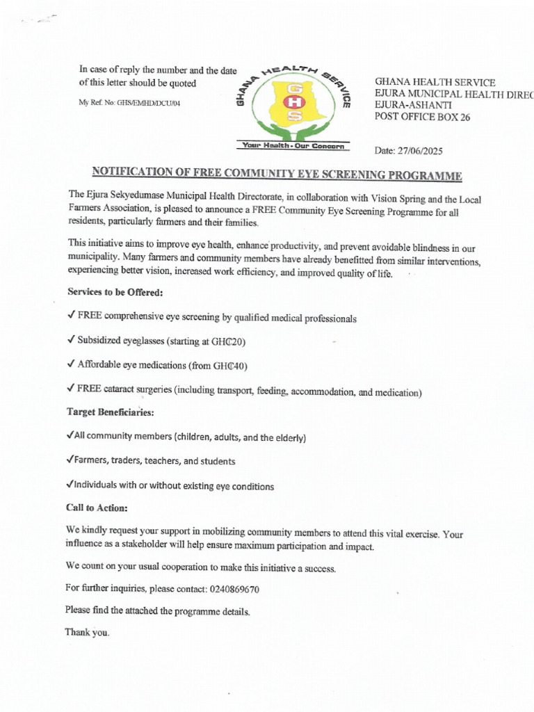 Notification Letter | PDF