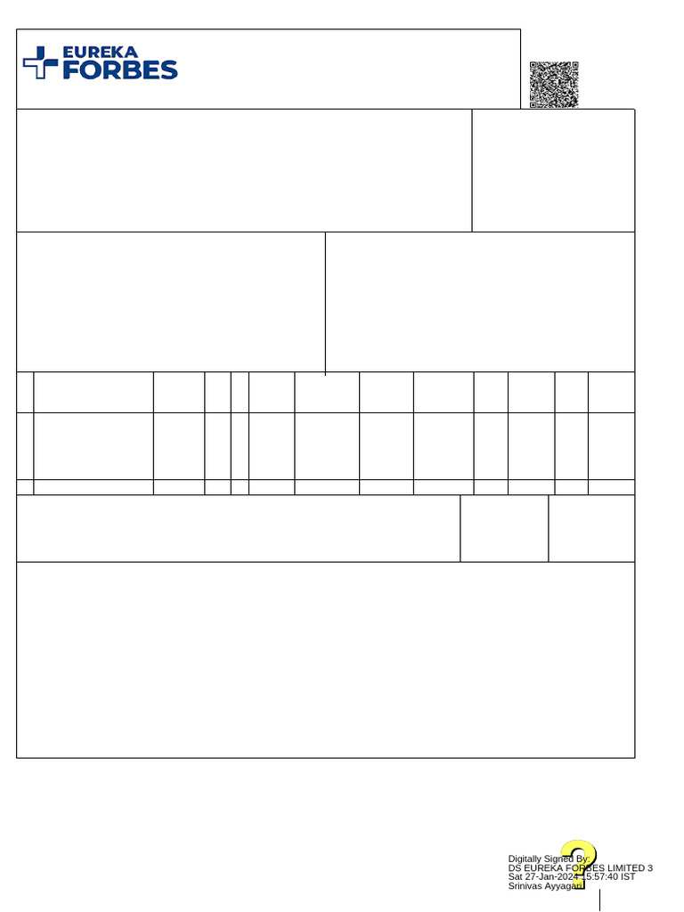 Eureka Forbes UTC RO 1st Floor Kitchen | PDF | Payments | Cheque