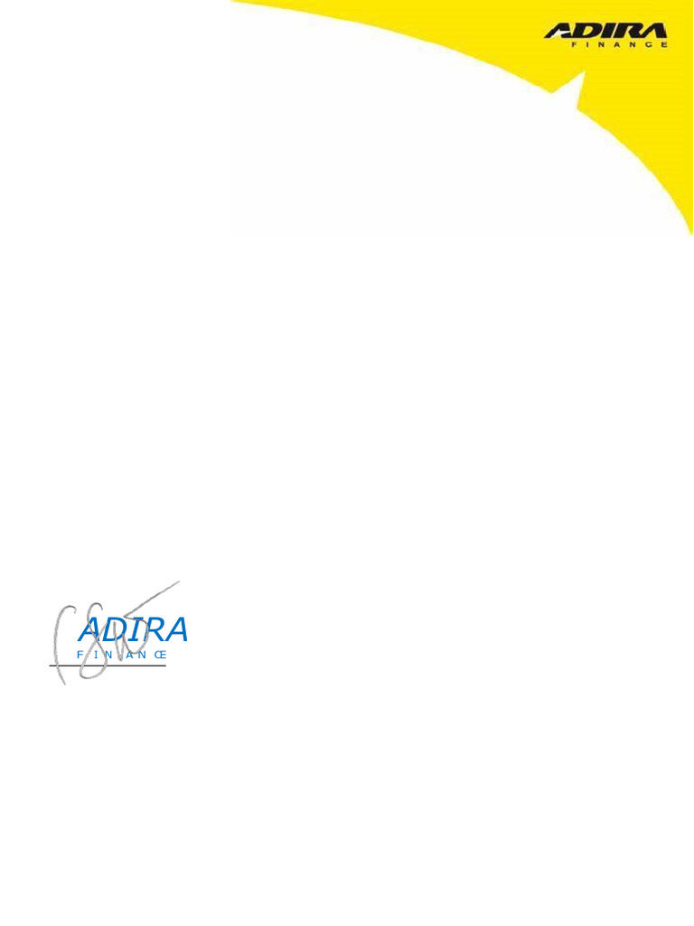 SURAT KETERANGAN LUNAS JHON FICHER-SKL-adira | PDF