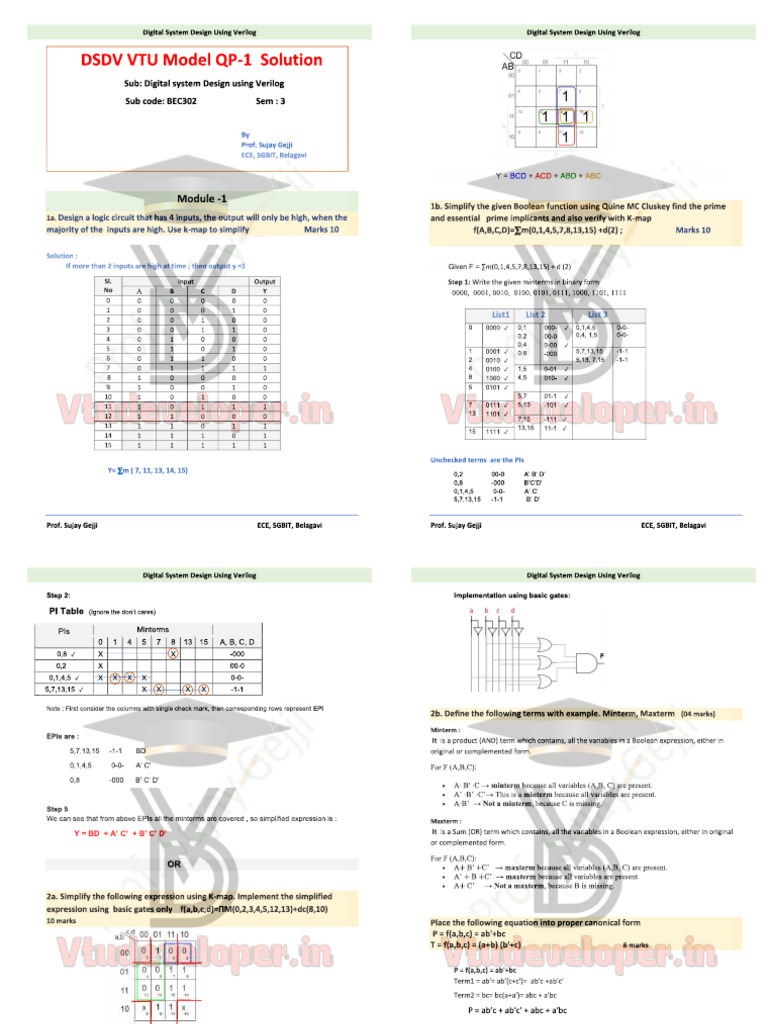 DSDV Solved MQ @vtudeveloper - in | PDF