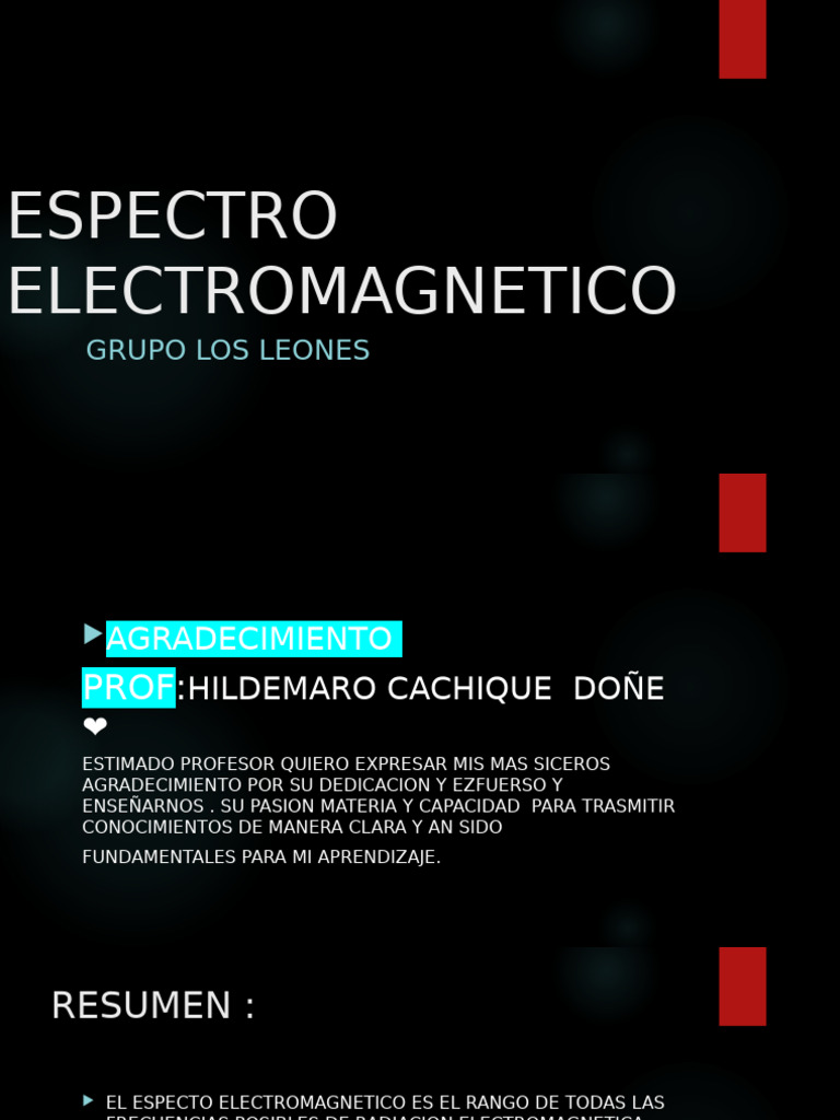 ESPECTRO | PDF