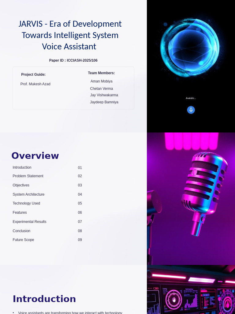 JARVIS-Voice Assistant. | PDF | Artificial Intelligence | Intelligence (AI) & Semantics