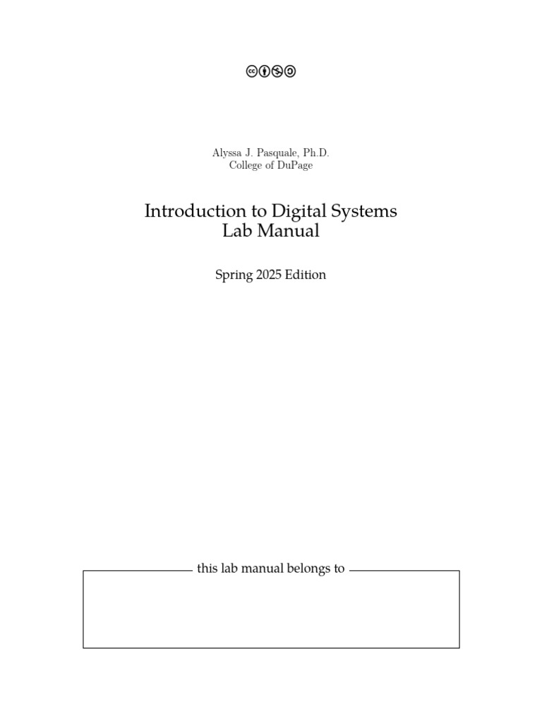 Lab Manual | PDF | Logic Gate | Electronic Circuits
