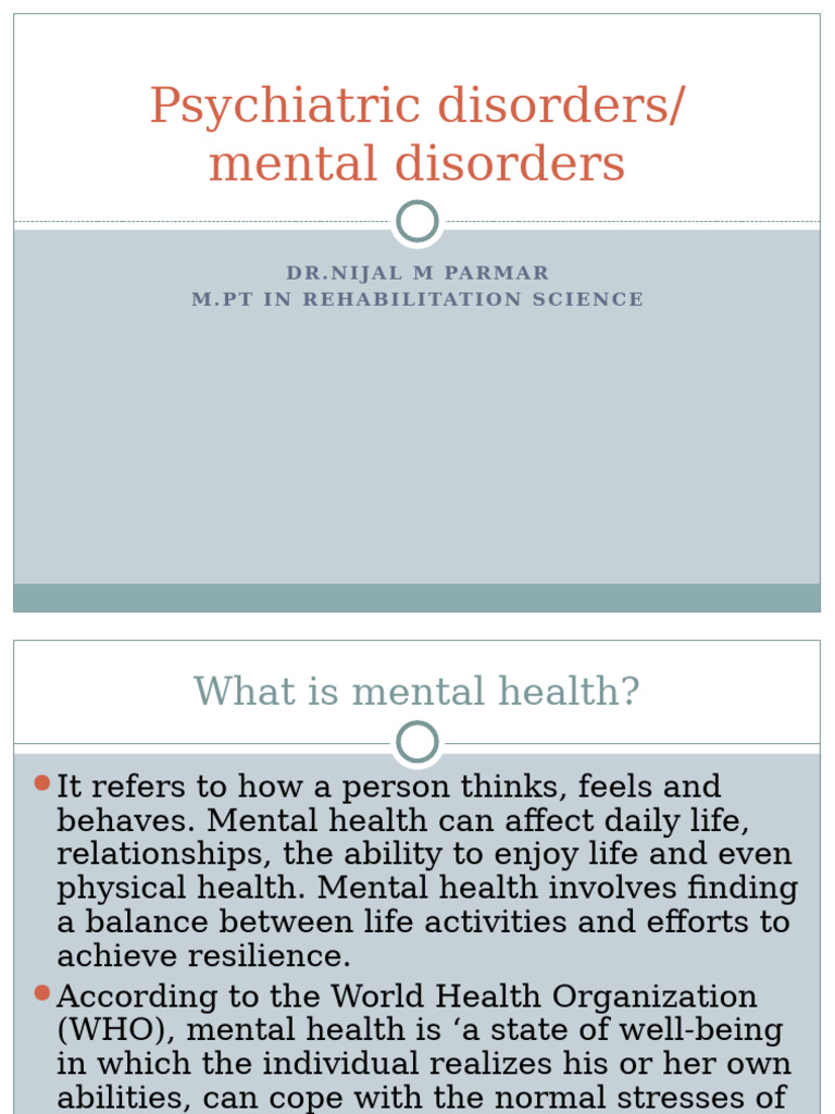 Psychosomatic Disorder | PDF | Mental Disorder | Psychological Trauma