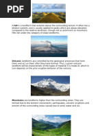 Major Landforms and Water Bodies Overview | PDF | Desert | Mountains