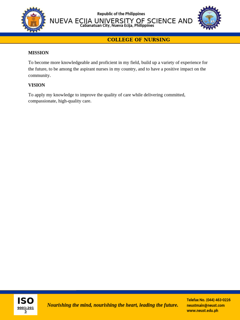 NEUST Format Updated | PDF