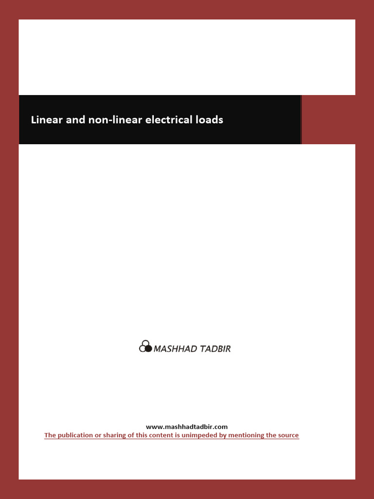 637e0320linear and Nonlinear Loads | PDF | Electrical Network ...