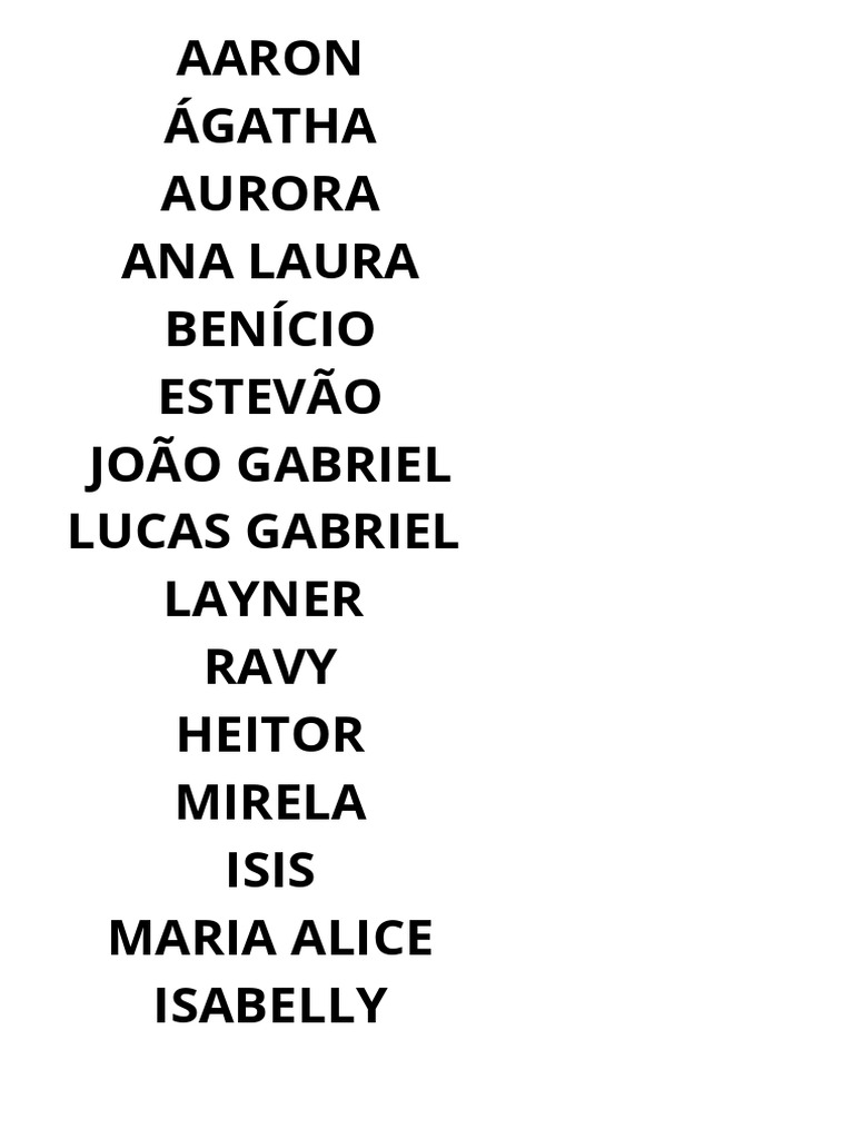 Aaron Ágatha Aurora Ana Laura Benício Estevão João Gabriel Lucas Gabriel La_20250521_104452_0000 ...