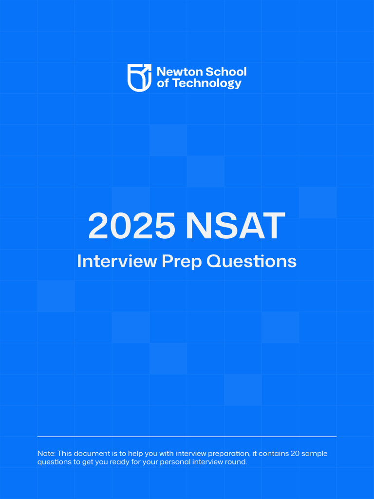NSAT Interview Questions | PDF | Logarithm | Quadratic Equation