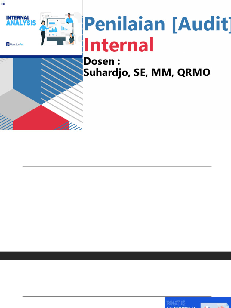 Audit Internal: Strategi dan Proses Efektif | PDF