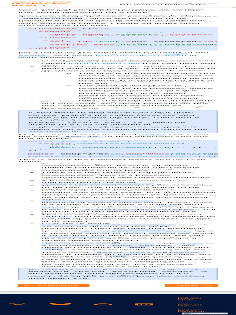 React Without A Build Step Complete In Pdf Document Object Model Computer Programming